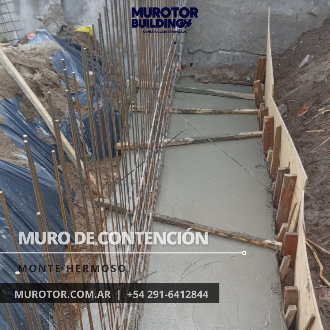 Muro de contención - Murotor Building - Construcción Bahía Blanca